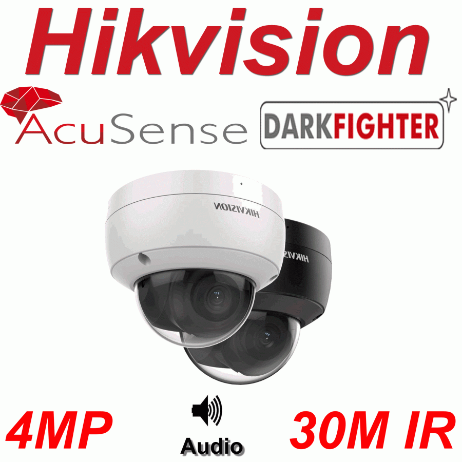 Hikvision DS-2CD2146G2H-ISU 4MP Audio Acusense DarkFighter Human ...